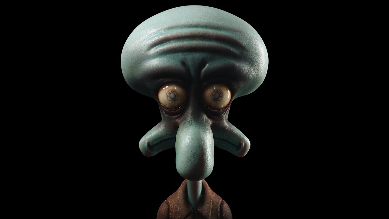 Squidwards clones are coming to get me (nightmare at squidvil) - YouTube