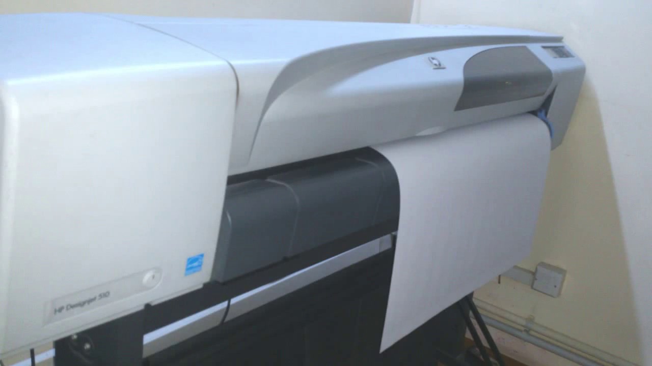 HP Designjet 510 - Replace printheads - YouTube