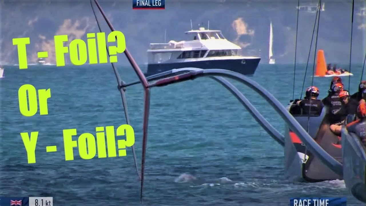 Whose Foils are Fastest? ETNZ V Challengers // Straight V Anhedral ...