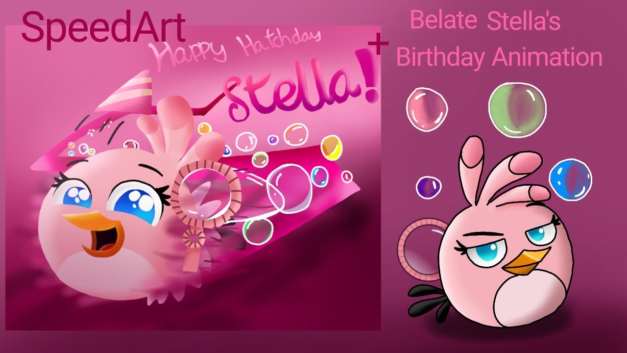 Happy Hatchday Stella SpeedArt + Belate Stella's Birthday Animation ...