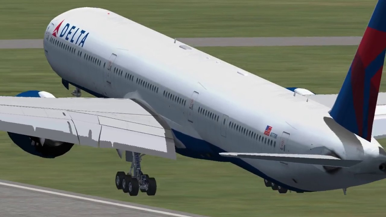 FSX: Steam Edition - Delta 777 Flight from KMCF to KTPA (Horrible ...