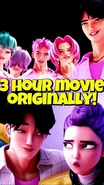 K-Pop Demon Hunters was suppose to be a 3 hours Movie! #kpopdemonhunters #rumi #jinu #rumixjinu ...