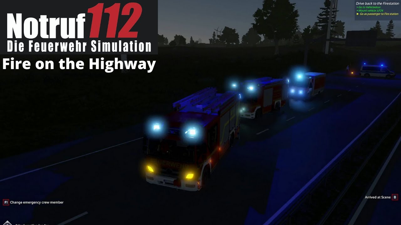 Notruf 112 / Emergency Call 112 - Ep2 | Truck fire on the Highway - YouTube