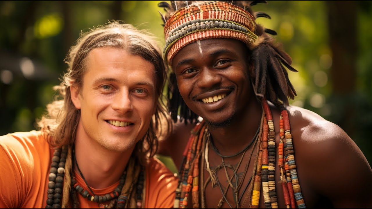 La tribu des Amba-la : Pourquoi les hommes se promènent nus ? - YouTube