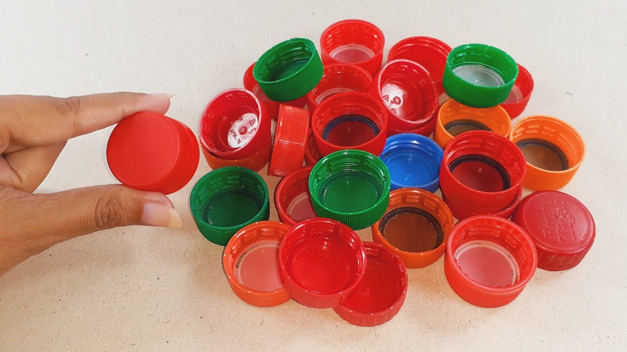 2 COOL DIY HOMEMADE CRAFTS IDEAS WITH DIY THINGS & BOTTEL CAPS / ROOM ...