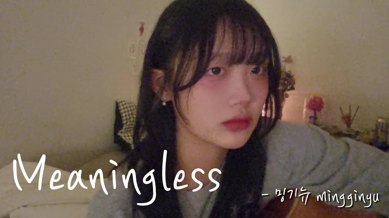Meaningless - 밍기뉴(mingginyu) cover - YouTube