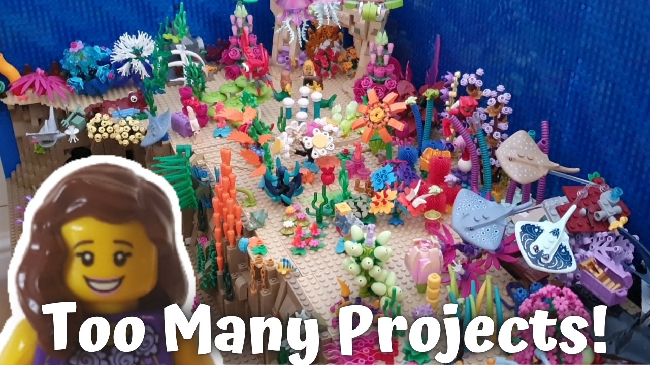 Lego City Update 28 - Progress On The Reef & A Tidy Up - YouTube
