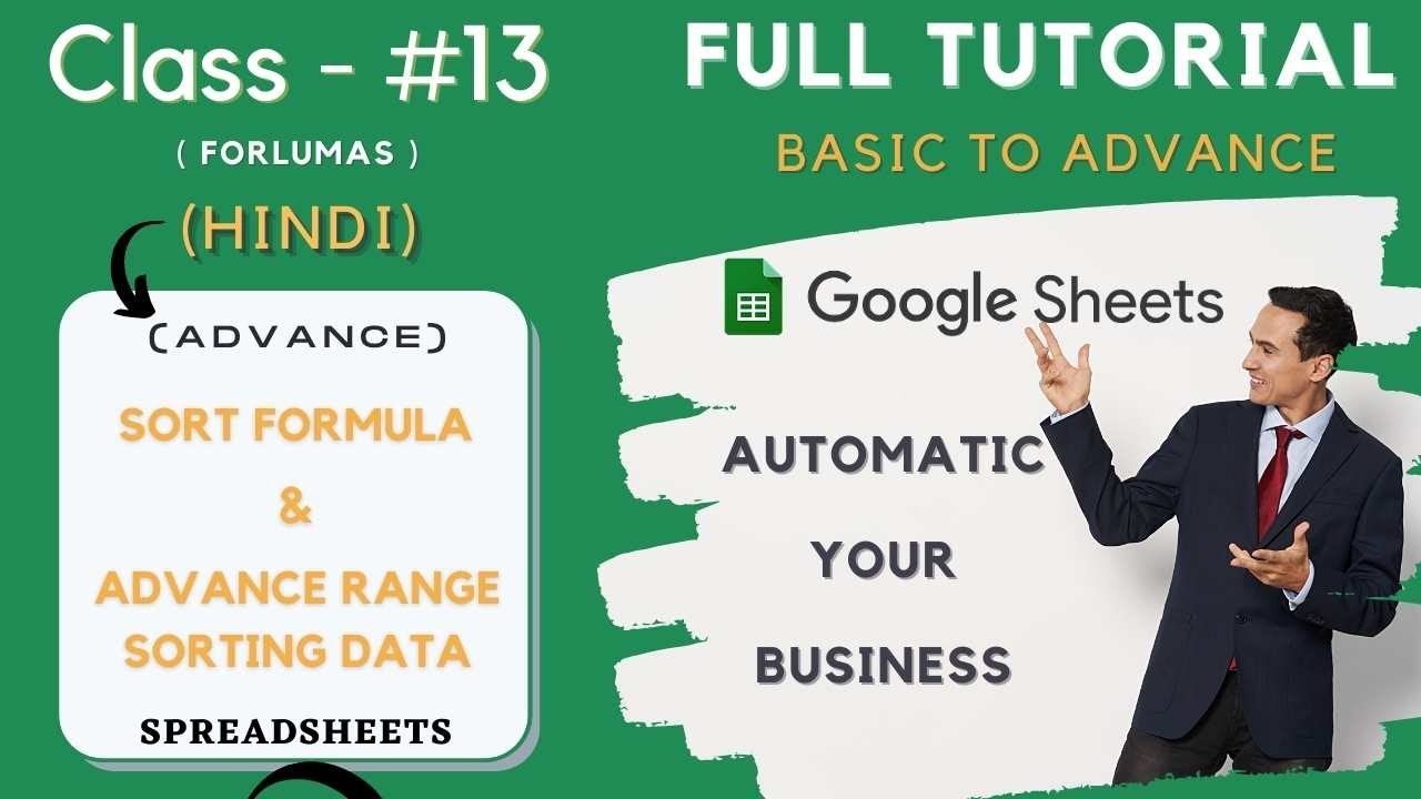 Google Sheets How To Use SORT Function Sort Function Formula In Google Sheets Hindi 2021 Google Sheets How To Use SORT Function Sort Function Formula In Google Sheets Hindi 2021