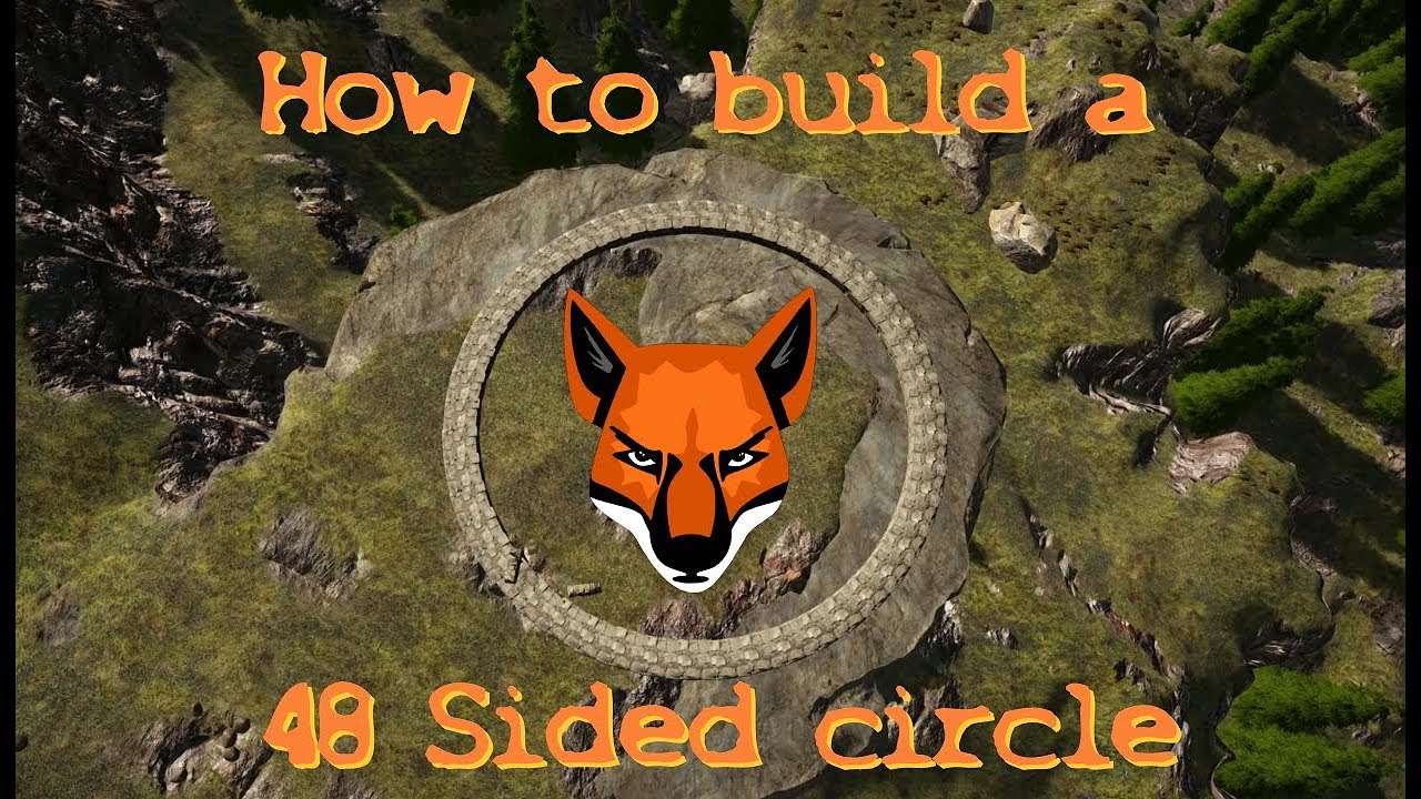How to build a 48 sided circle - YouTube