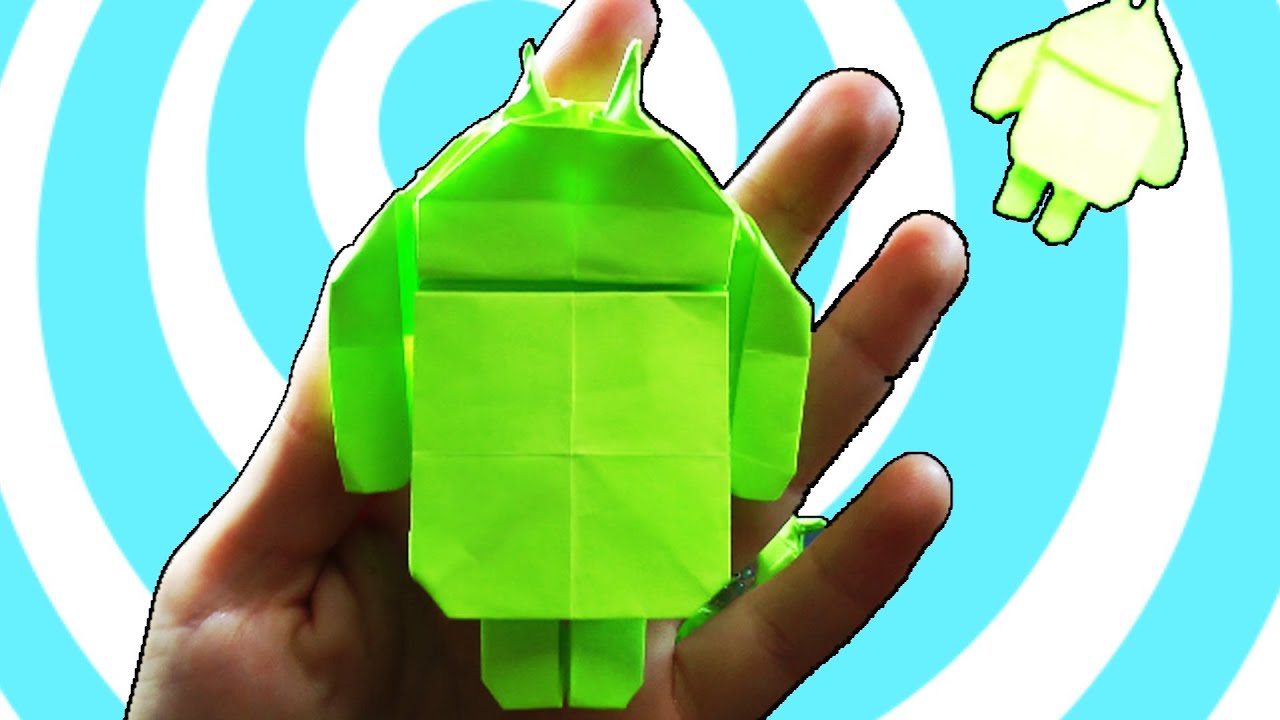 How to make an origami Android Robot - Advanced level - YouTube