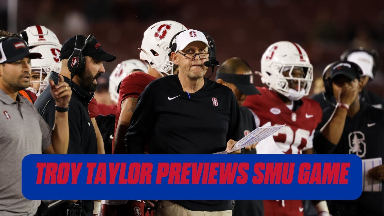 Troy Taylor Weekly Stanford Football Press Conference | SMU Game ...