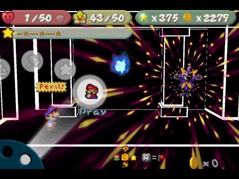 Paper Mario Black Pit: Dimentio the Final Boss! Includes Cutscenes ...