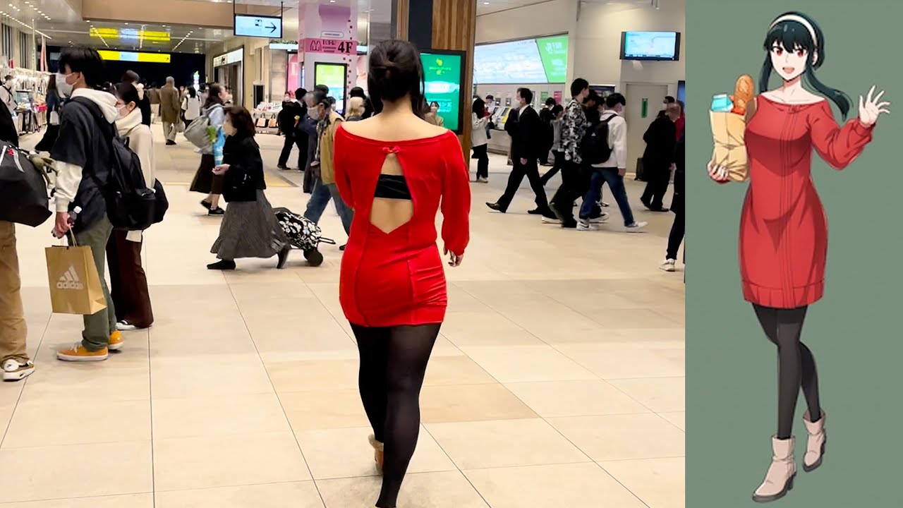 ヨルさんの私服で街中を歩いたら事故りました Youtube