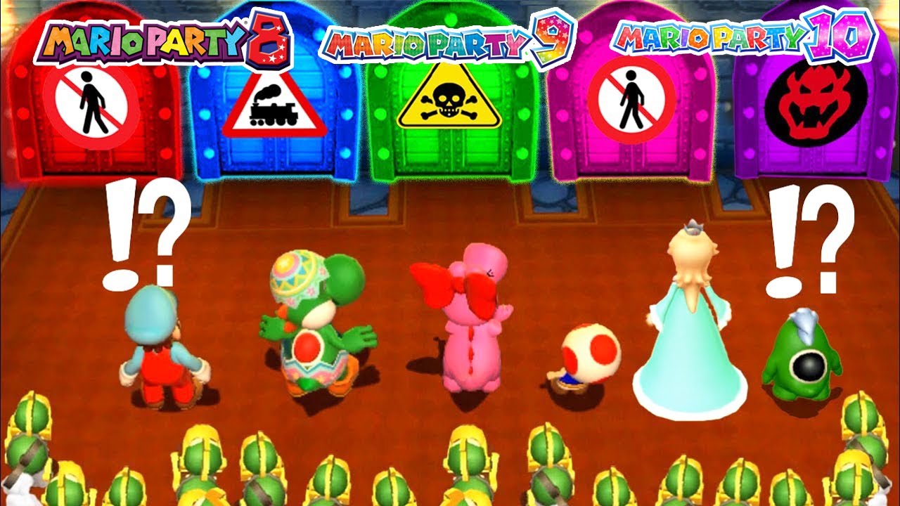 Mario Party 8+9+10 - All Mario WIN (Master CPU) - YouTube