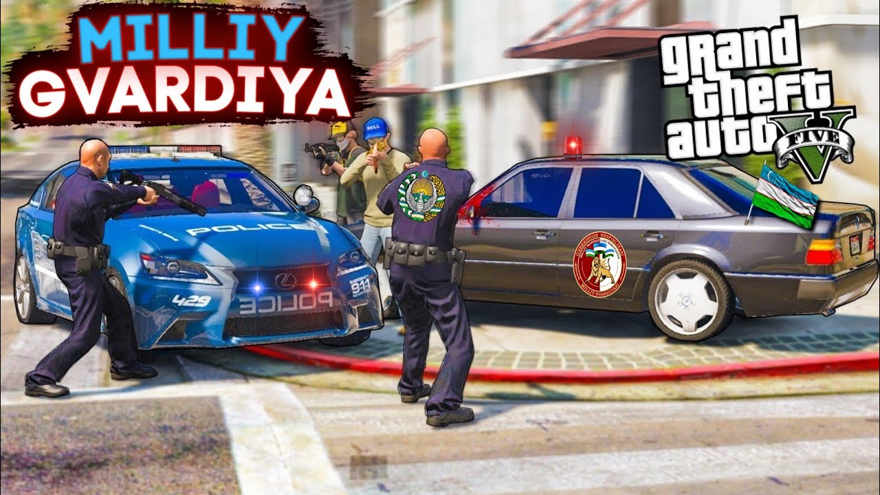 MILLIY GVARDIYAGA ISHGA KIRDIM GTA 5 UZBEK TILIDA UZBEKCHA LETSPLAY ...