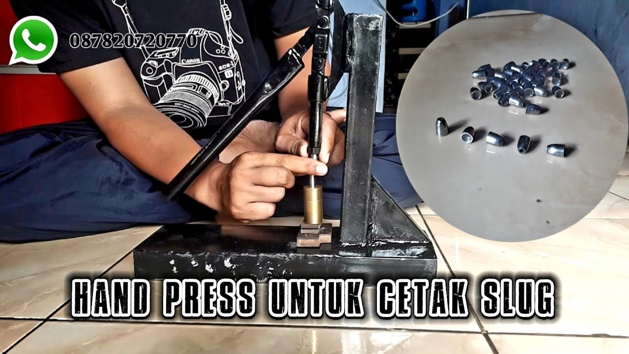 Cara membuat SLUG dengan Hand Pres // Tips dan Trik SLUG jadi rapih ...