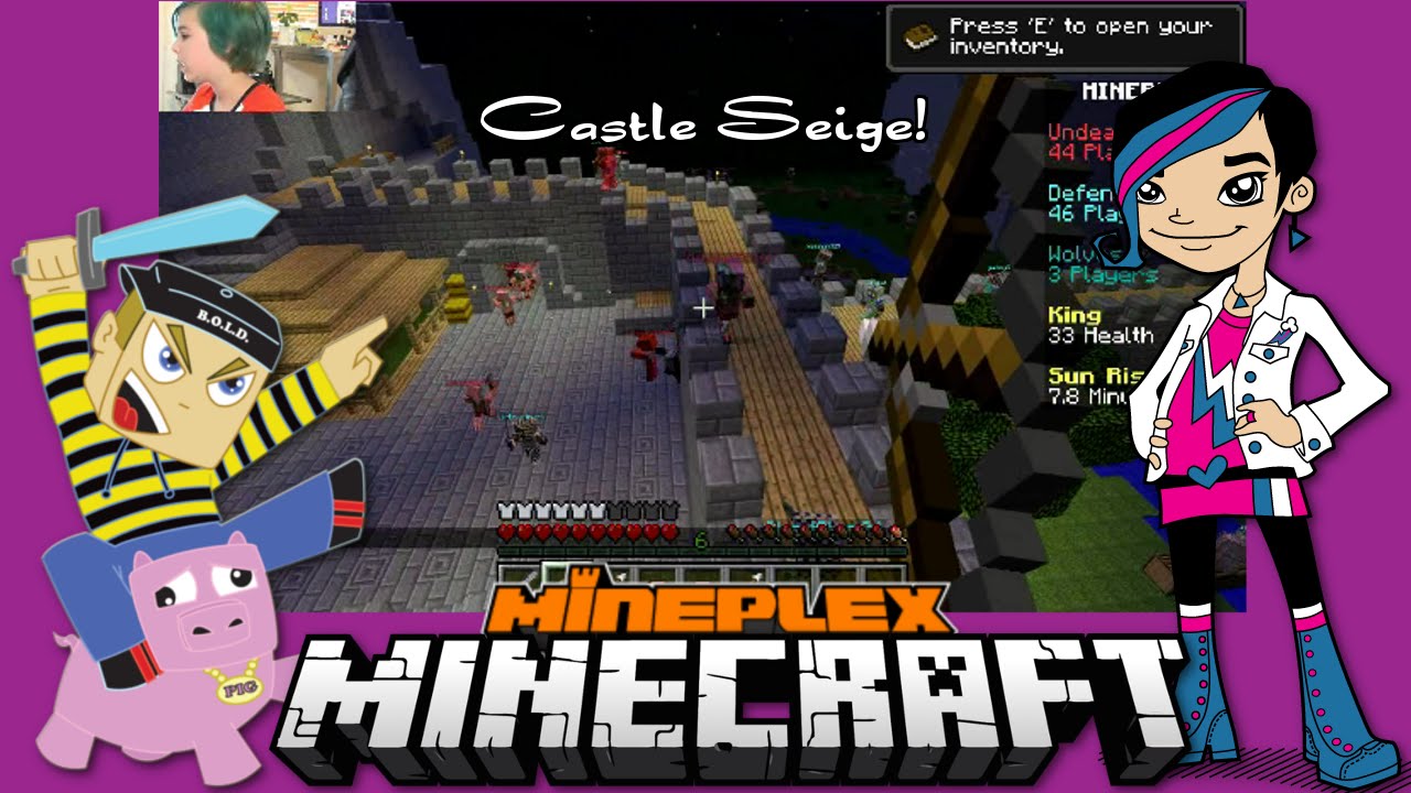 Minecraft - Castle Seige with Gamer Chad Alan on the Mineplex Server ...