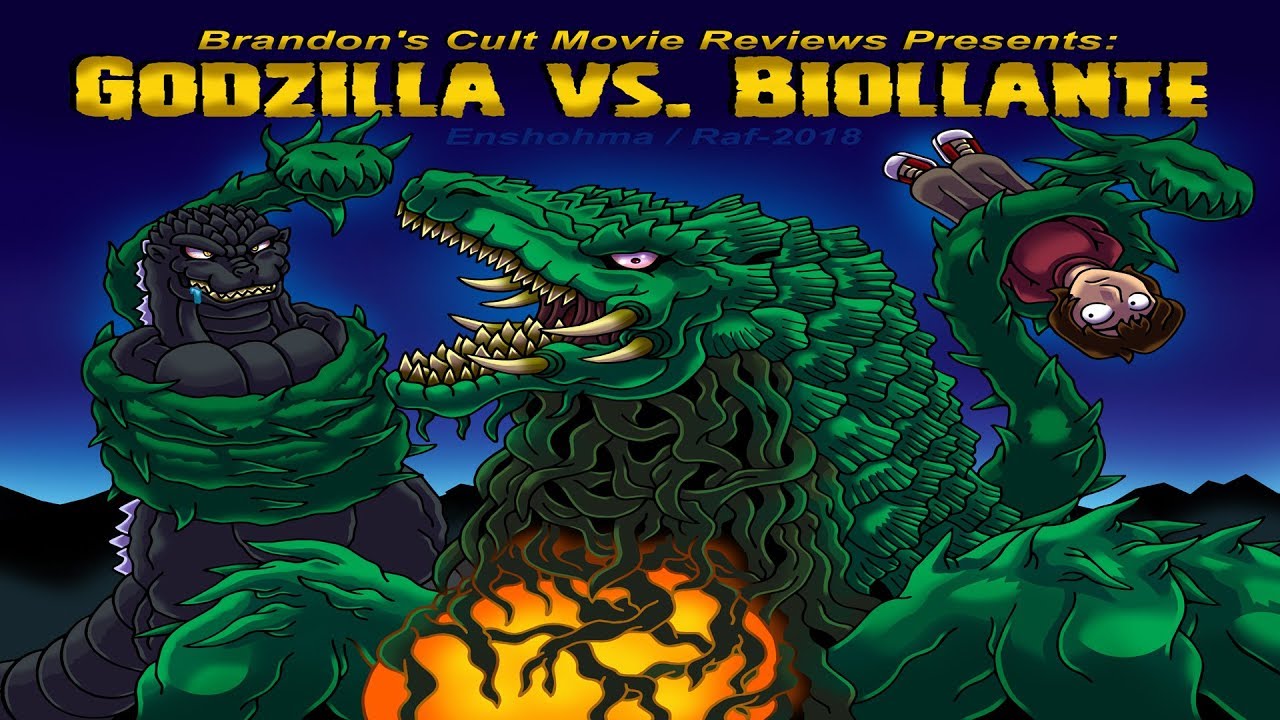 Biollante Eating Godzilla