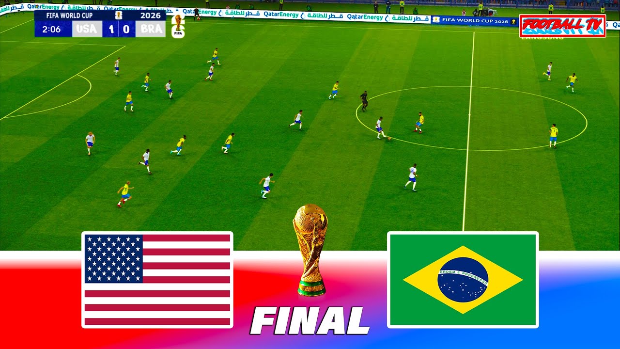 USA vs BRAZIL - FINAL FIFA WORLD CUP 2024 | Full Match All Goals | PES ...