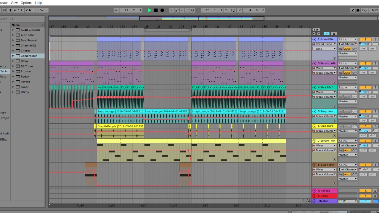 Instrumental Beat - Ableton Live 10 - YouTube