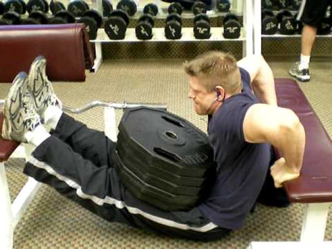 Bench dips for triceps by drug-free bodybuilder named "Skinny" - YouTube