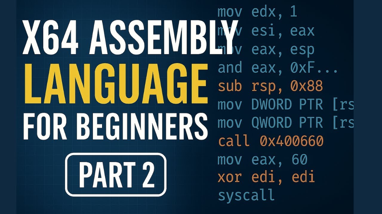 X64 Assembly Language For Beginners: 2 Getting Started and nasm ...