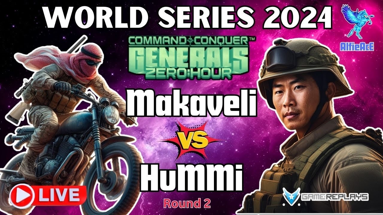 Live Command & Conquer, Zero Hour 2024 World Series Makaveli v HuMMi Rd ...
