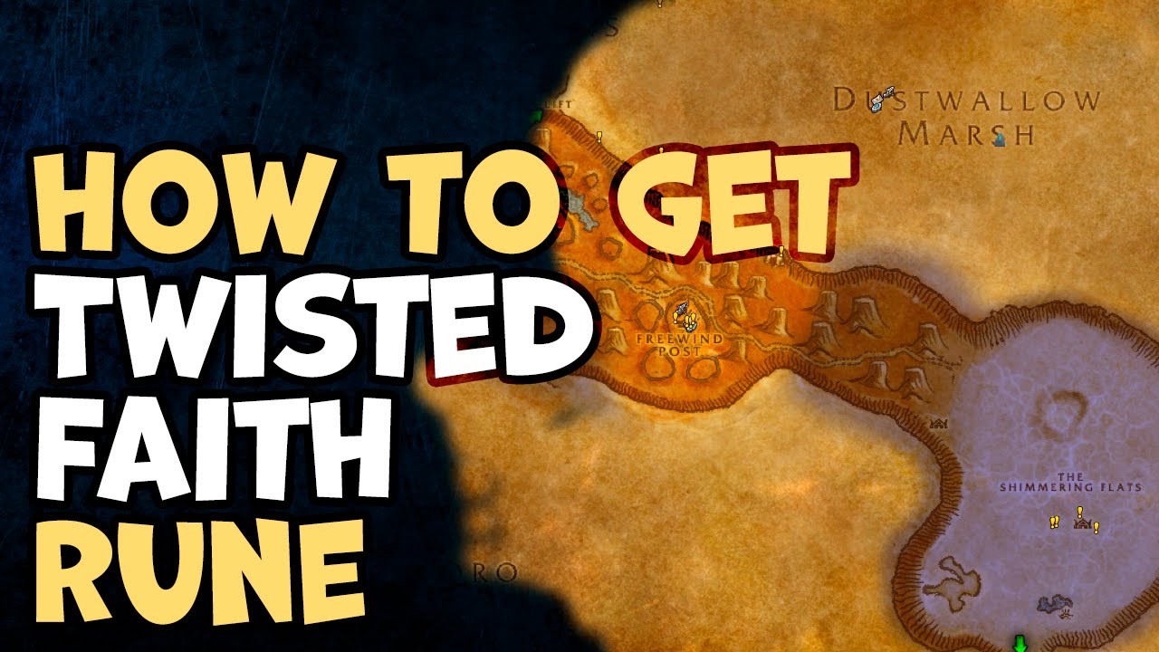 How to Get Twisted Faith Rune Horde Sod WoW - YouTube