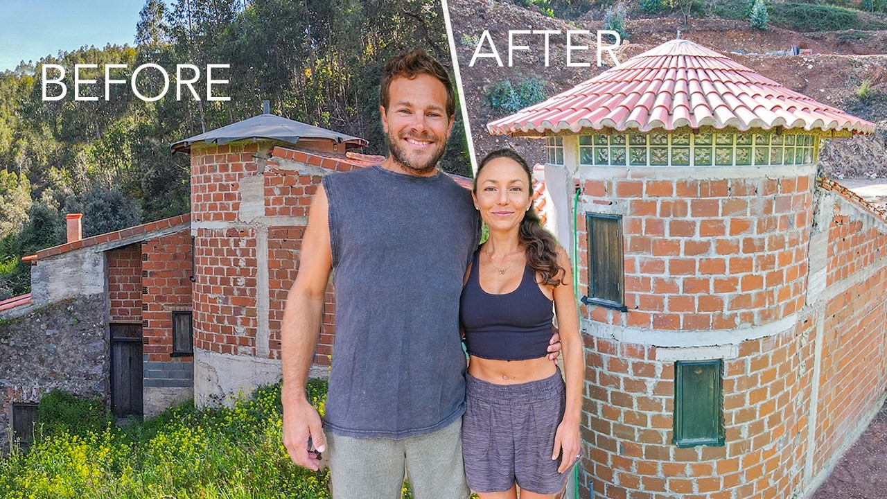 COMPLETE Timelapse of our INCREDIBLE ROUND ROOF Renovation - YouTube