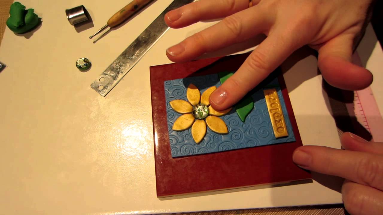 Polymer Clay ATC Tutorial - YouTube