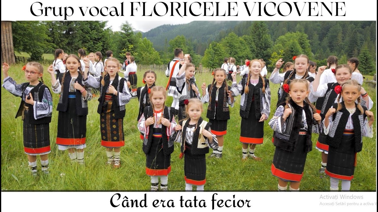 Grup vocal ”FLORICELE VICOVENE”- CÂND ERA TATA FECIOR - YouTube