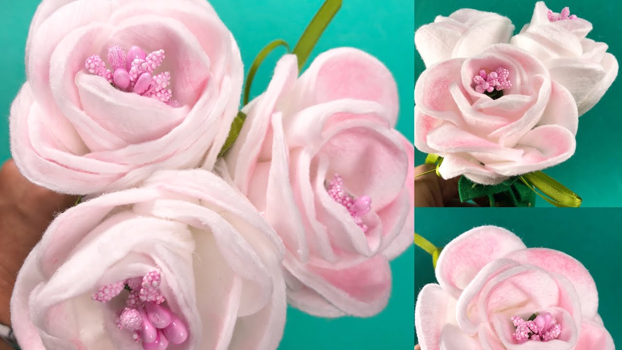 TUTORIAL SPETTACOLARE CON I DISCHETTI DI COTONE - YouTube