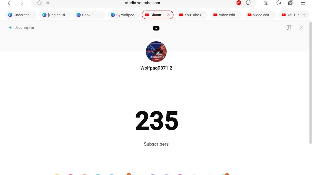 Live subscribers #22 - YouTube