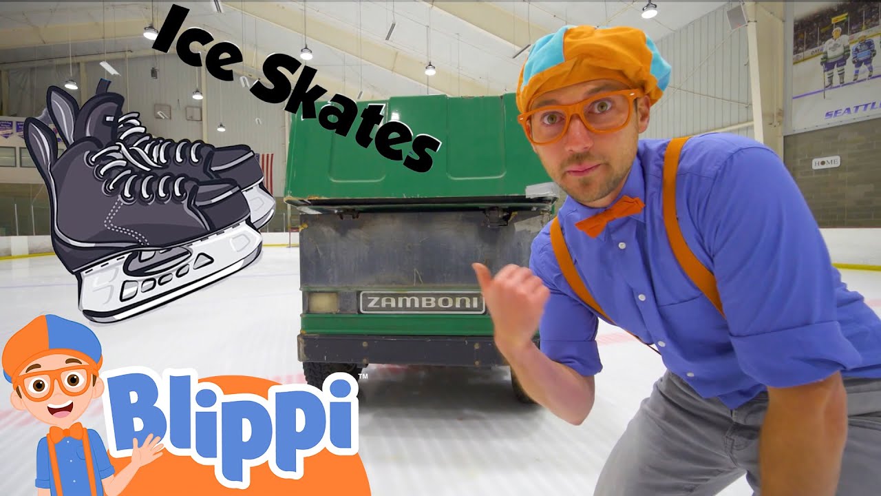 Blippi Visits an Ice Rink - Blippi | Kids Song | Trick or Treat ...