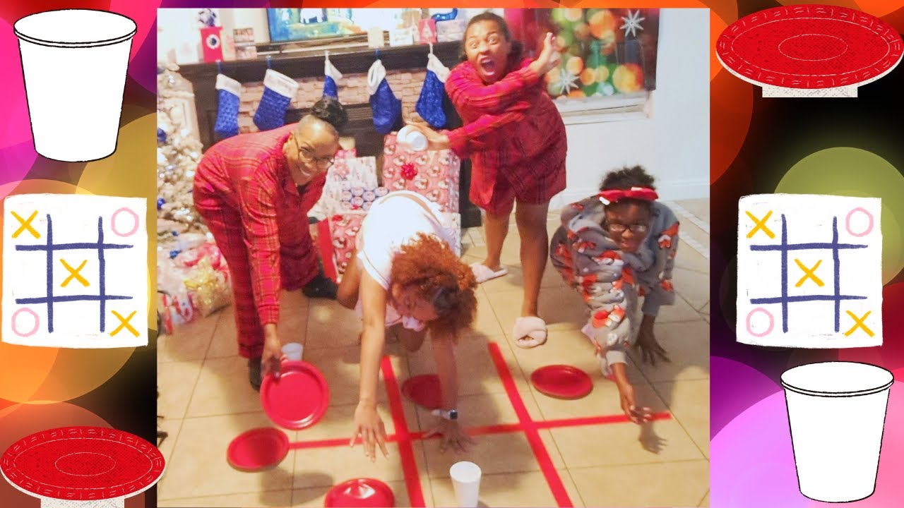 Tic Tac Toe Relay 🏃🏽‍♀️🏃🏽‍♀️ ~Day 6 of Christmas Games - YouTube