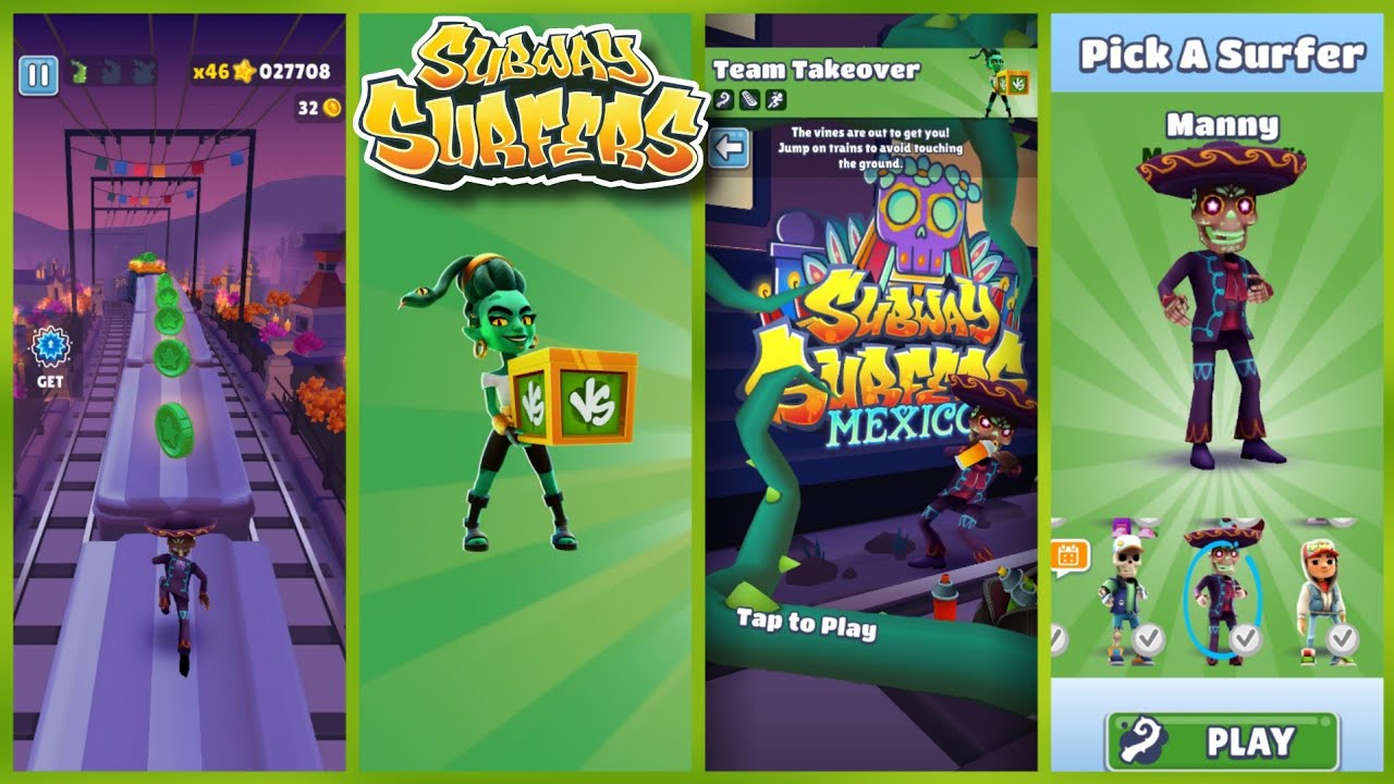 NEW SUBWAY SURFERS MEXICO CITY TEAM TAKEOVER 2025 - PLANT INVASION ...