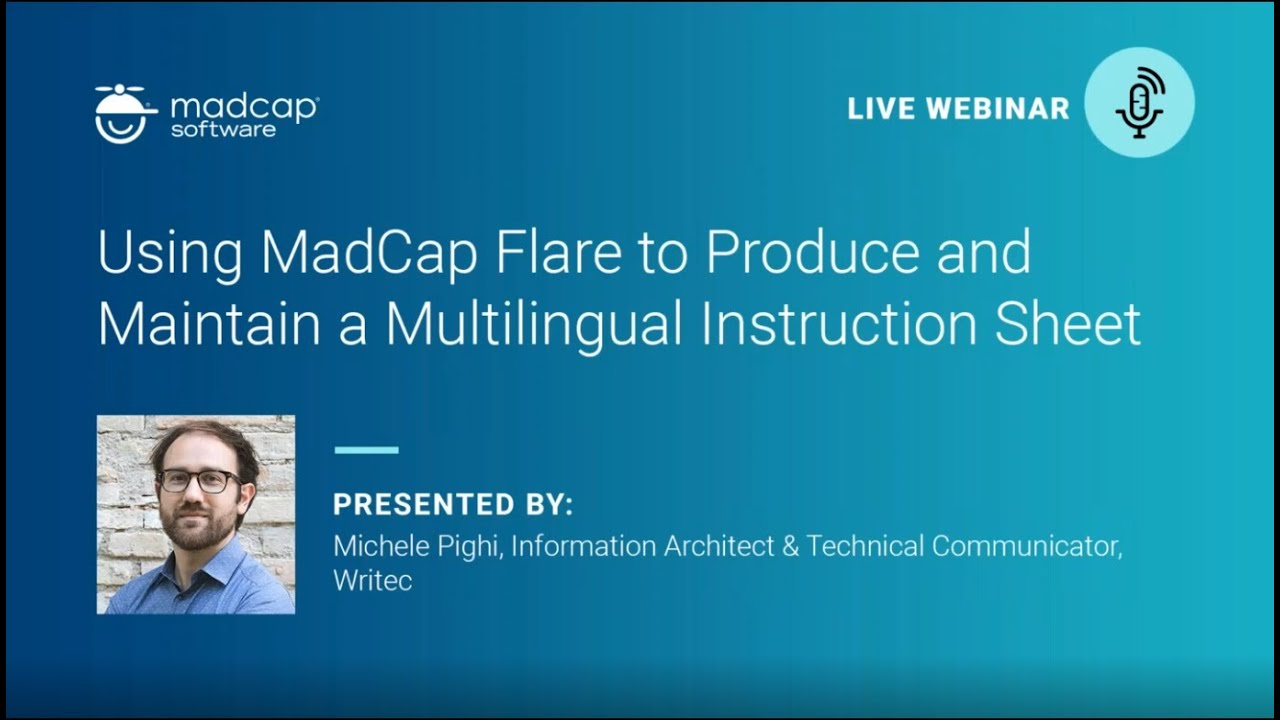 Using MadCap Flare to Produce and Maintain a Multilingual Instruction ...
