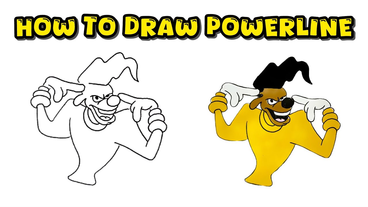 How to Draw Pop Star Powerline from Goofy Movie – Complete Guide to ...