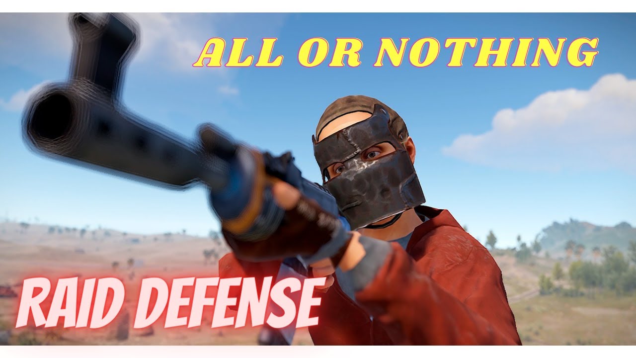 RUST COMPETITIVE - INSANE RAID DEFENSE 4v8+ ( 150+ Rockets ) - YouTube