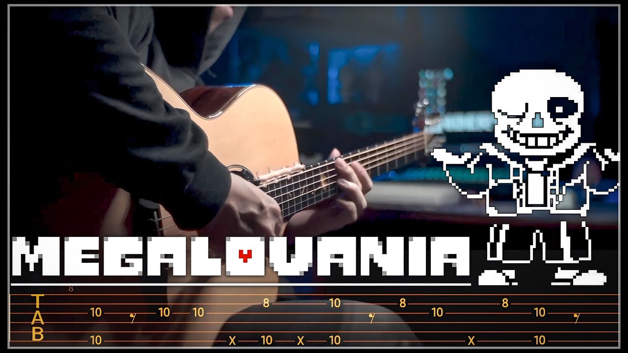 MEGALOVANIA TAB VERSION - UNDERTALE | FINGERSTYLE ACOUSTIC GUITAR COVER ...