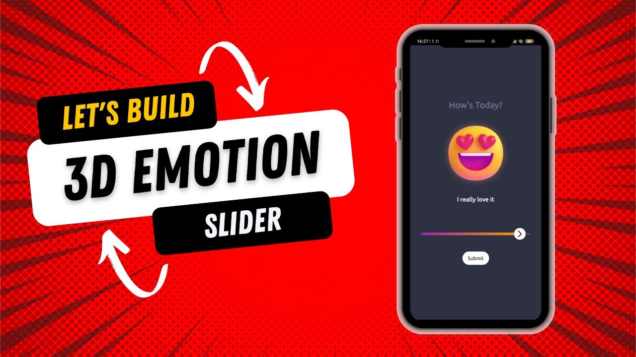 Let's Build 3D Emotion Slider from Scratch in Flutter | Another Xlider ...