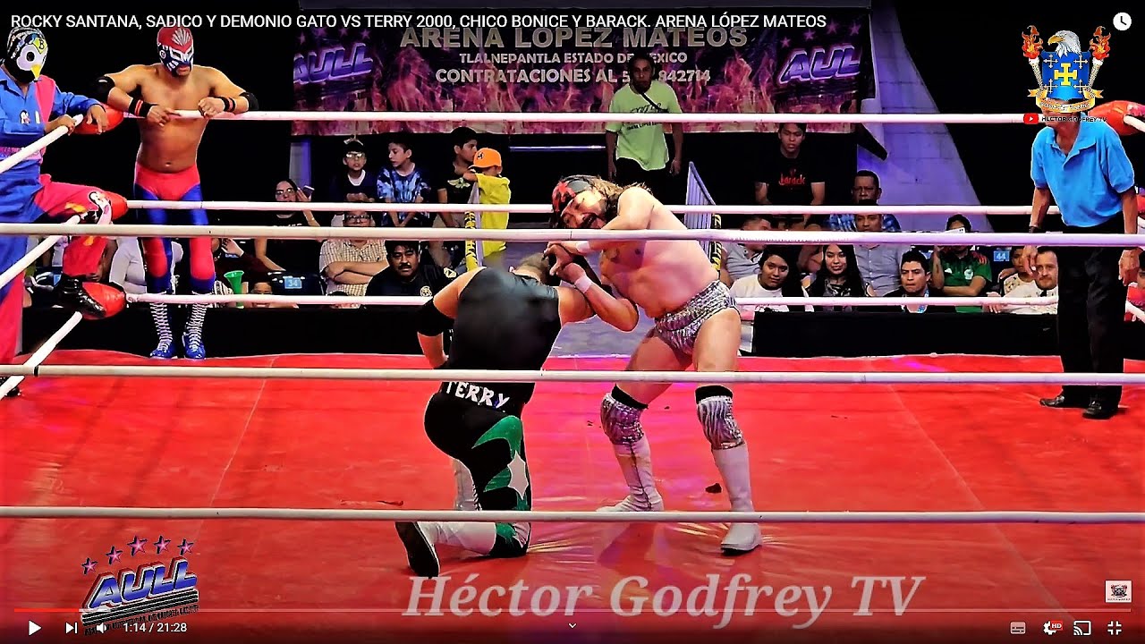 ROCKY SANTANA, SADICO Y DEMONIO GATO VS TERRY 2000, CHICO BONICE Y ...
