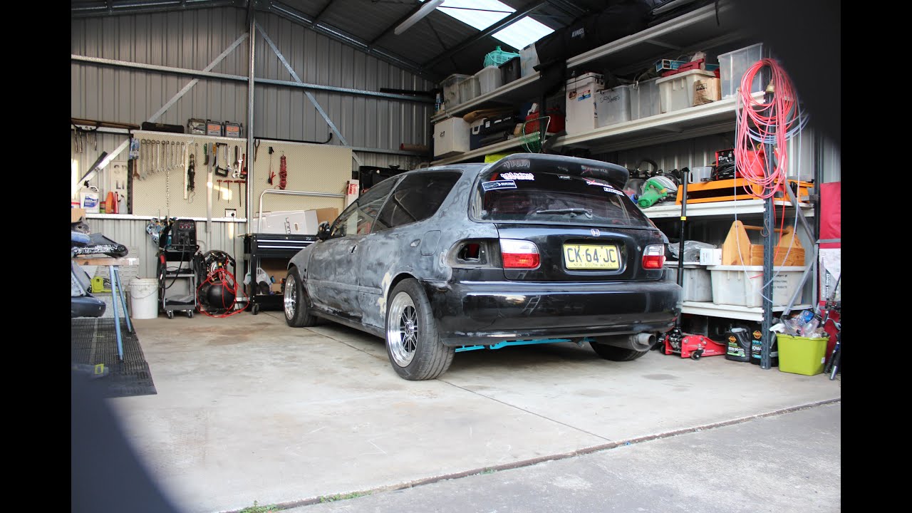 Respraying My EG Civic - Cleaning the shed & Beginning to sand - EP 1 ...