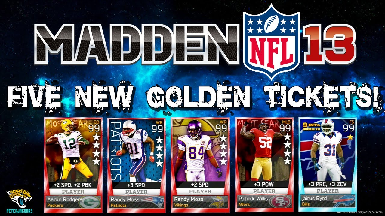 MUT '13 - Five New Golden Tickets! - YouTube