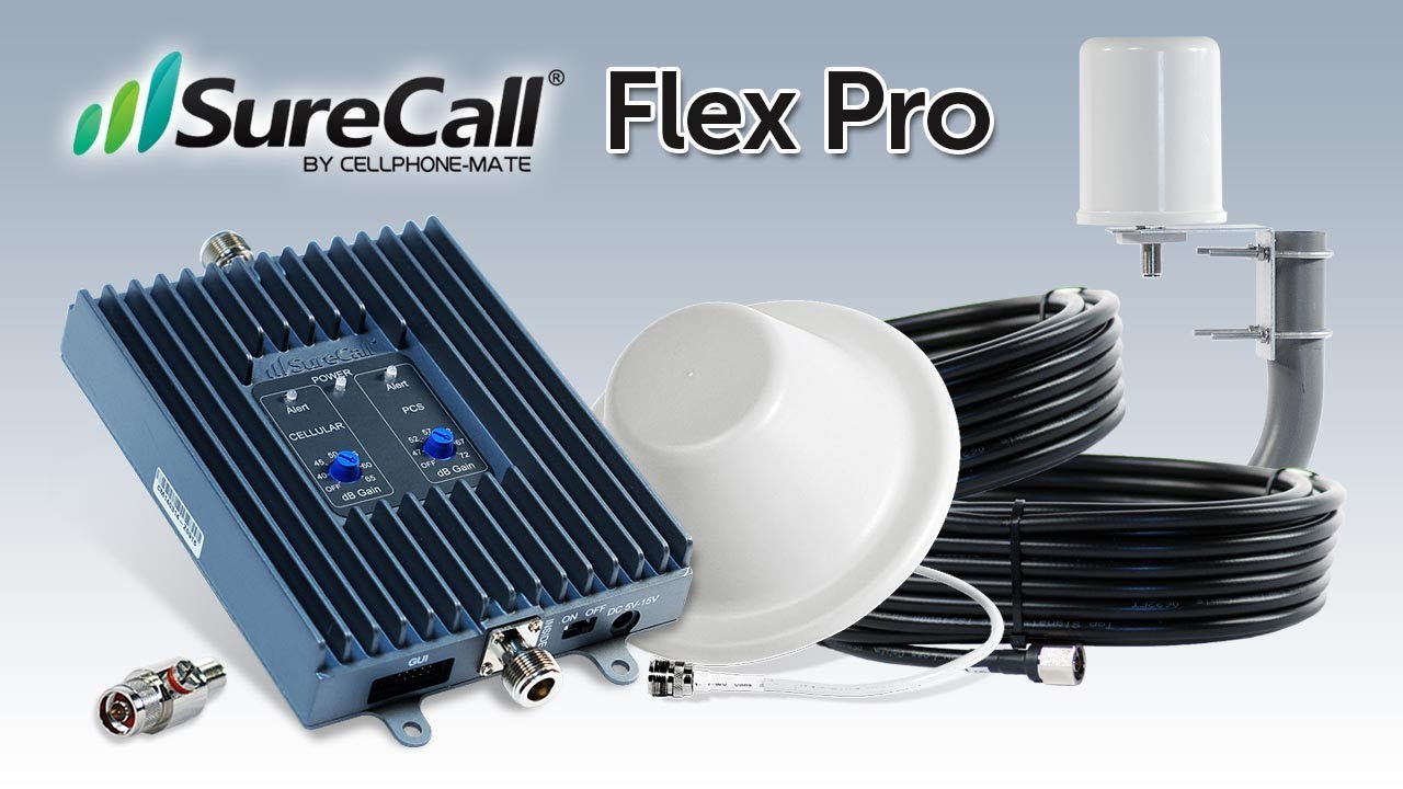 SureCall Flex-Pro 3G - Cellular Booster - YouTube