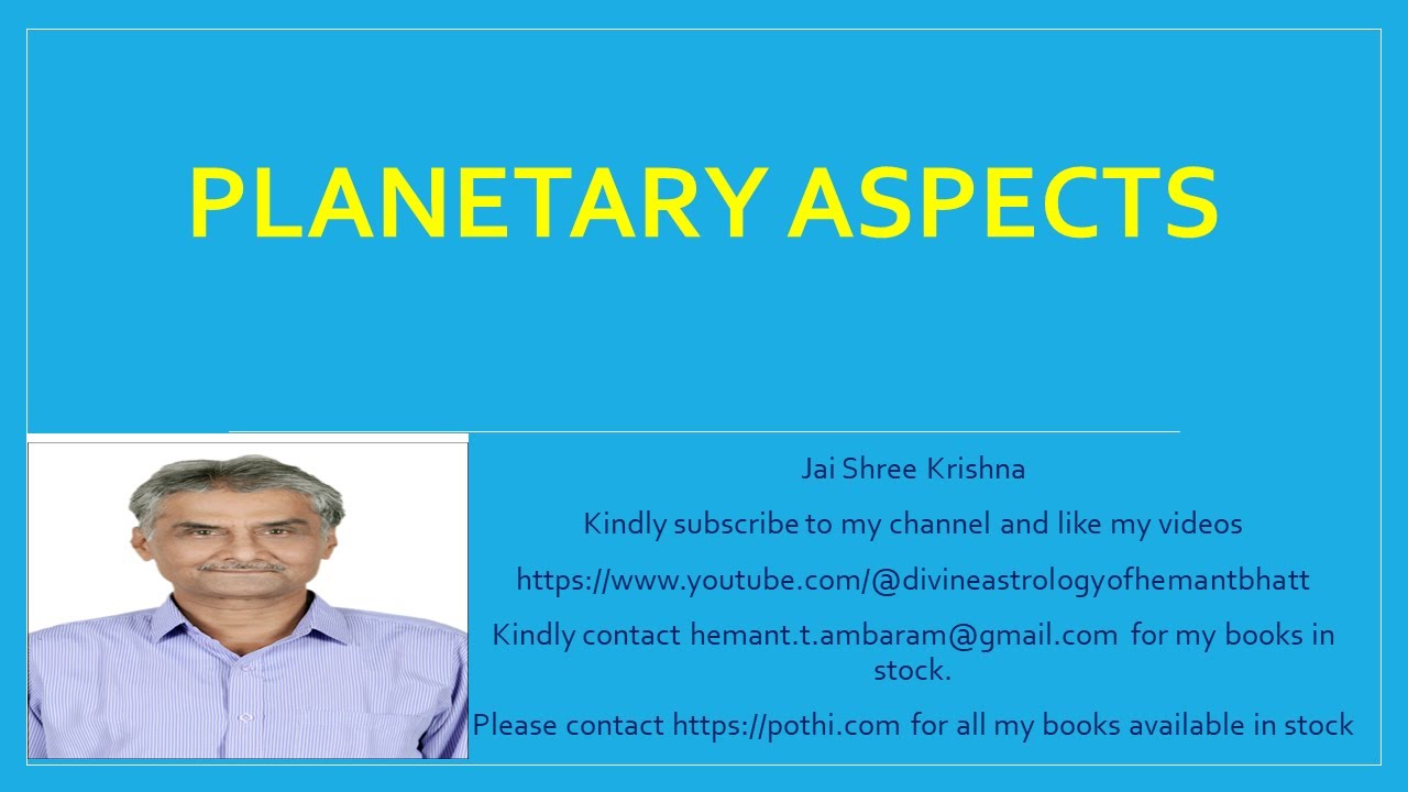 Planetary Aspects - YouTube