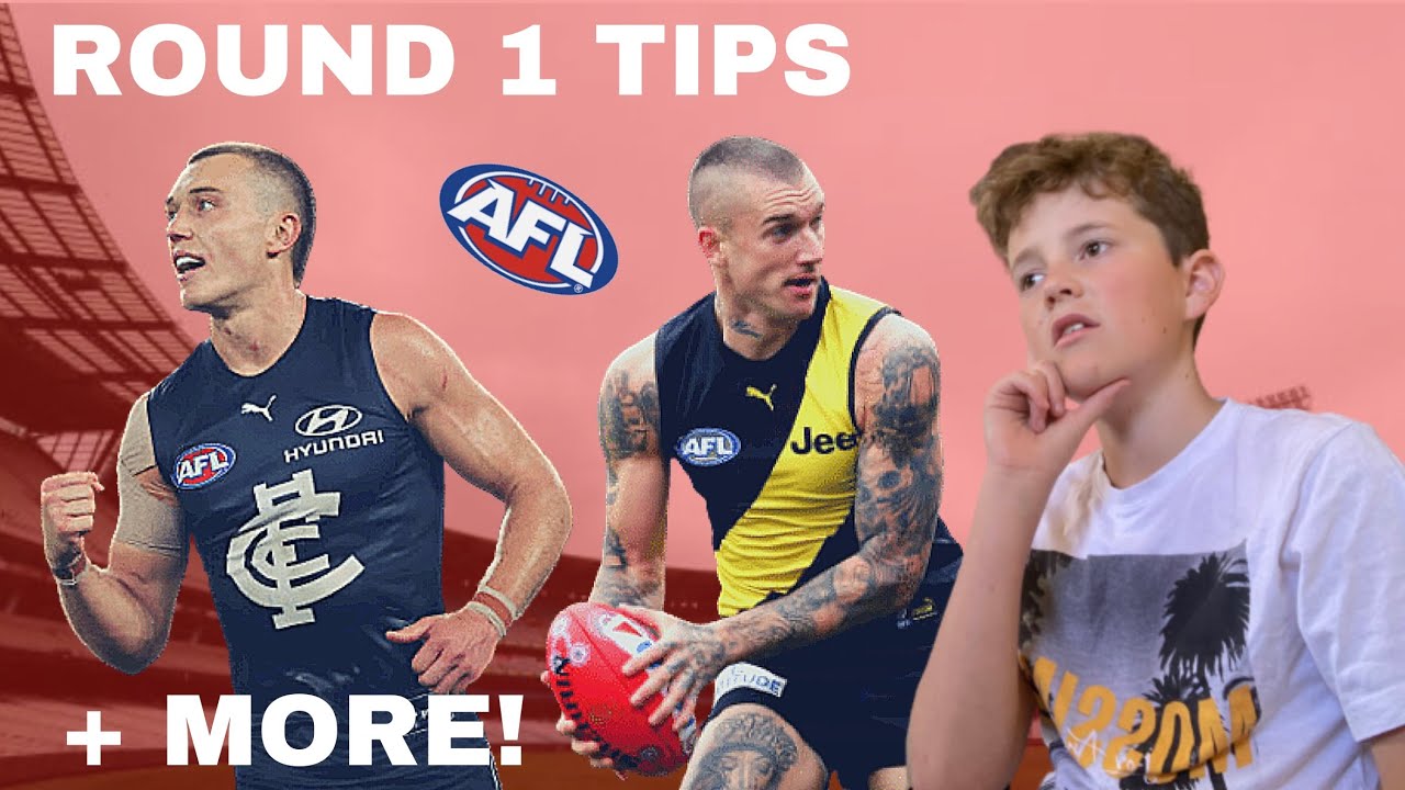 Round 1 AFL Tips | Margin Comp + More - YouTube