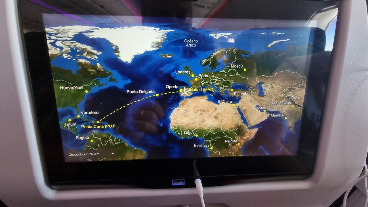 Take off A350 W2fly - Madrid to Punta Cana (DR). july2022 - YouTube