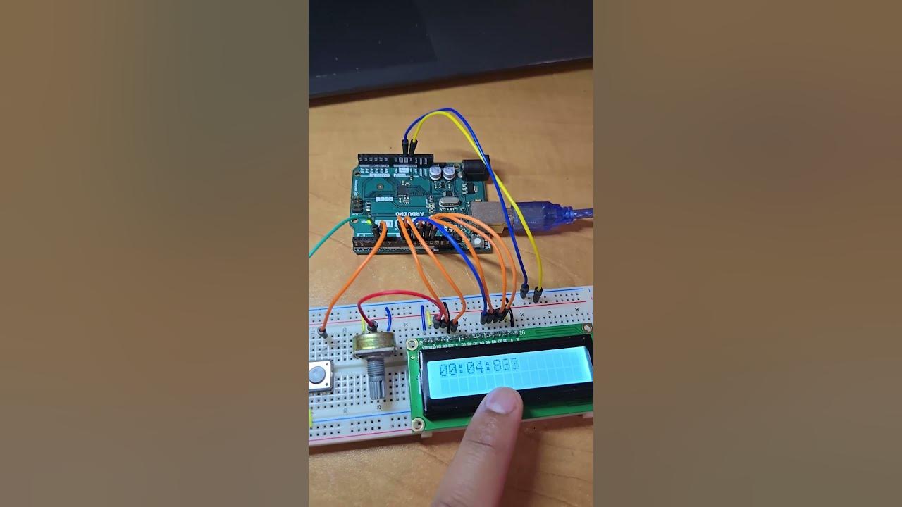 Stopwatch using Arduino, LCD & Push Buttons #arduino #stopwatch - YouTube