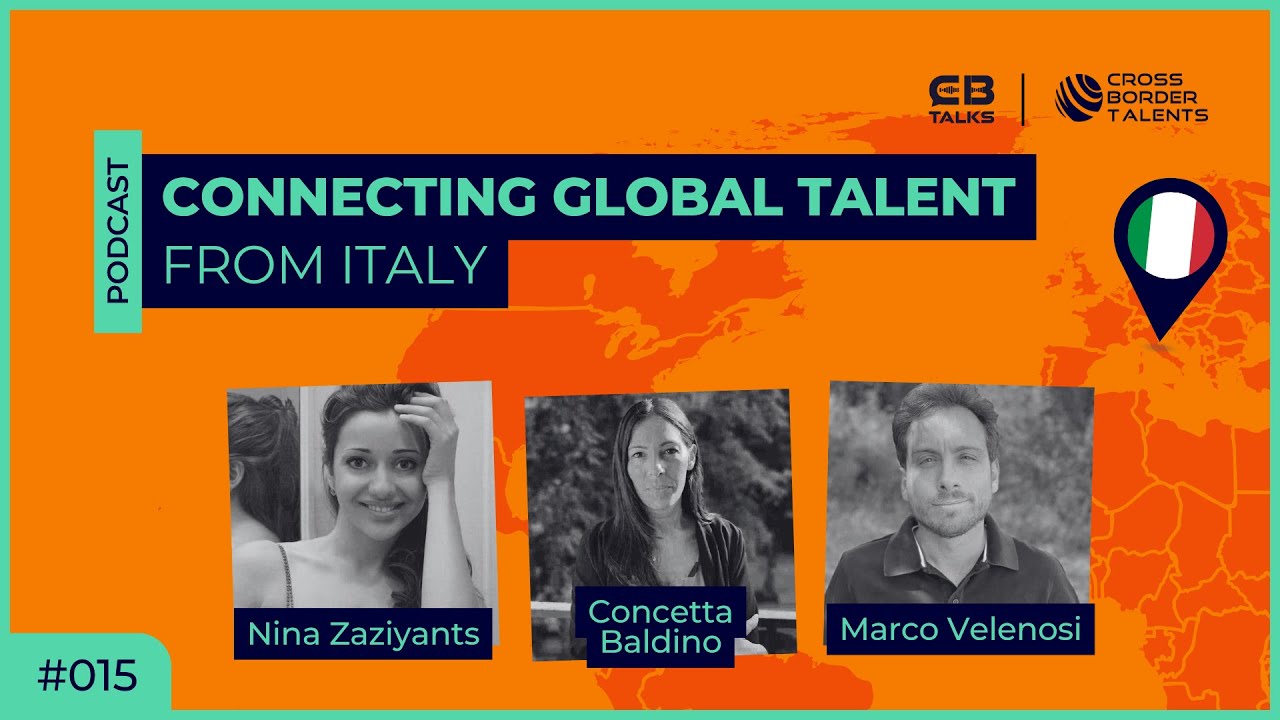 CB Talks | Ep15 | Connecting Global Talent from Italy, with Nina ...